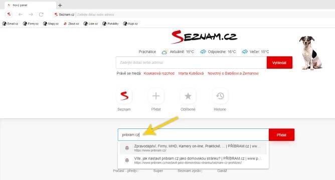 domovská stránka seznam – Seznam.cz
