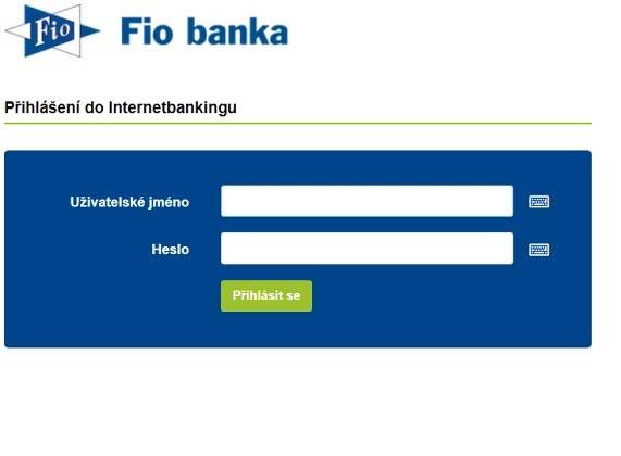 fio internetové bankovnictví přihlášení – Seznam.cz